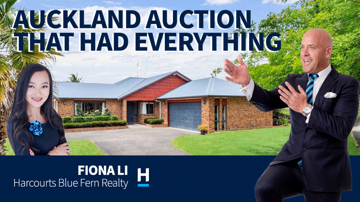 Auckland Auction that had it all! - Team Fiona Li - Aaron Davis